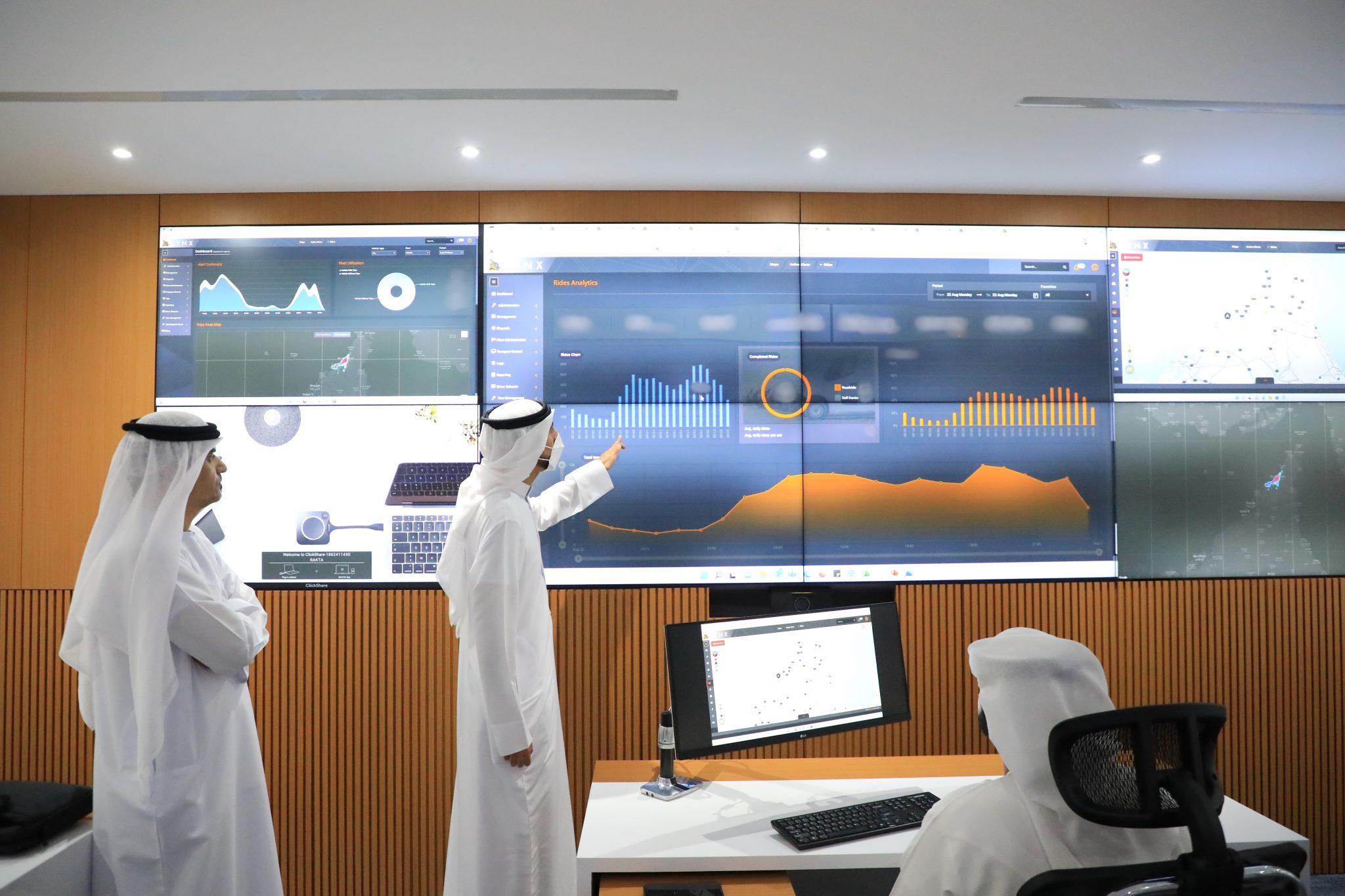 RAKTA’s GM in an inspection visit to the Smart Control Center - RAK ...