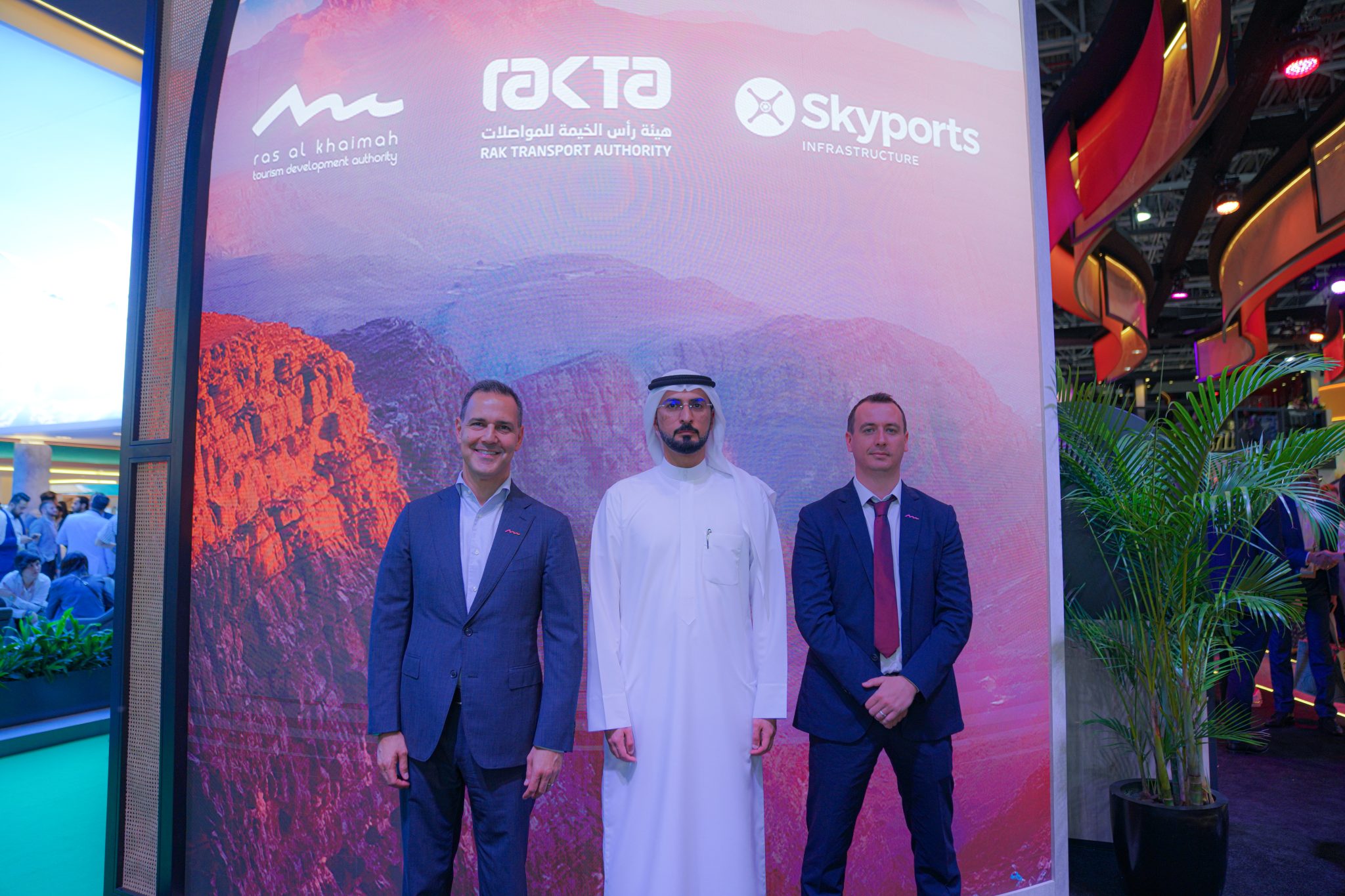 Signing a MoU between RAKTA, RAKTDA, and Skyports to provide ...
