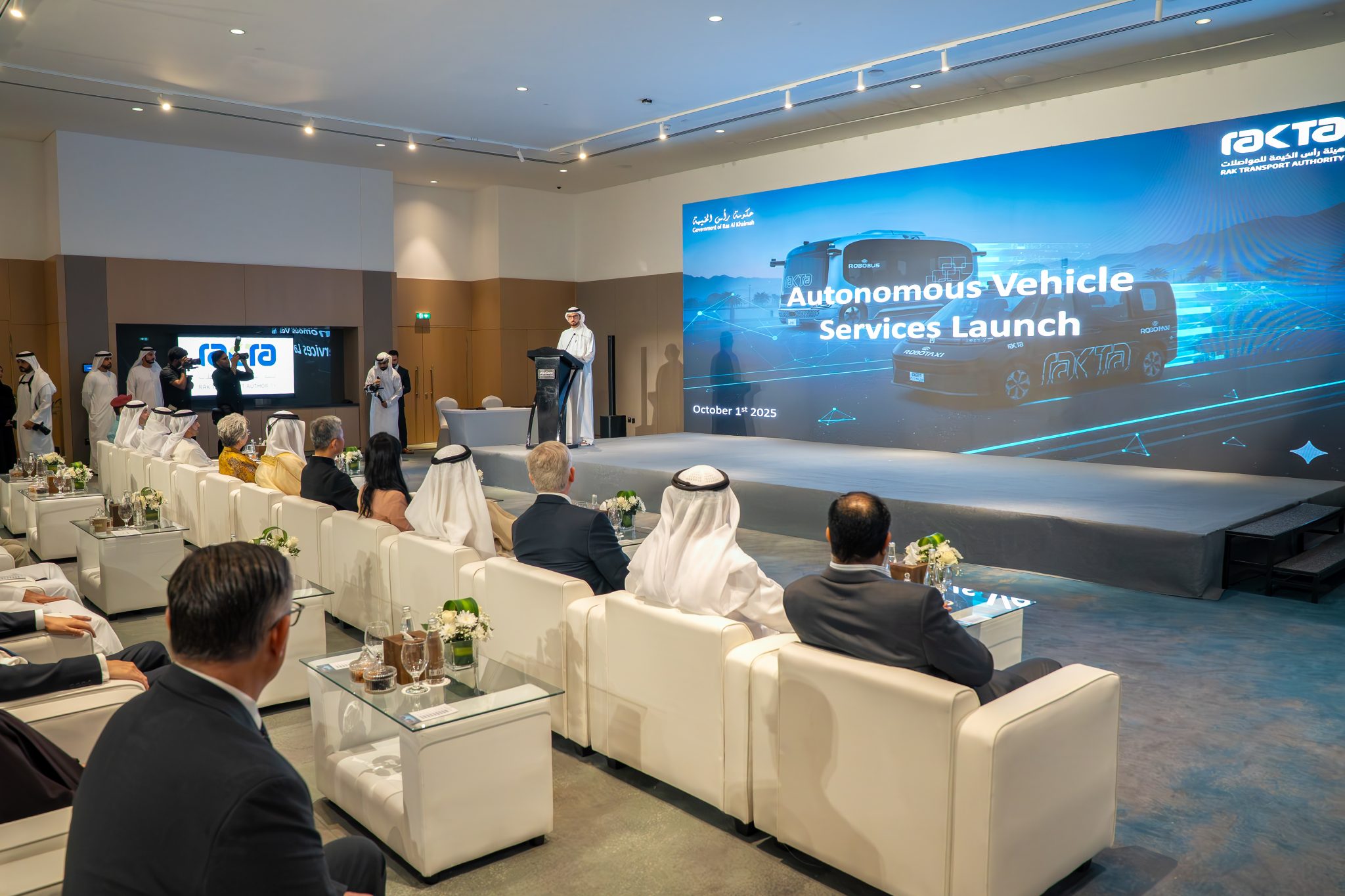 RAKTA Launches Pilot Phase of Autonomous Vehicles in Ras Al Khaimah ...